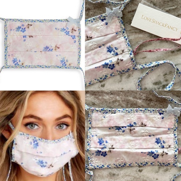 LoveShackFancy | Accessories | Loveshackfancy Floral Print Double Sided ...
